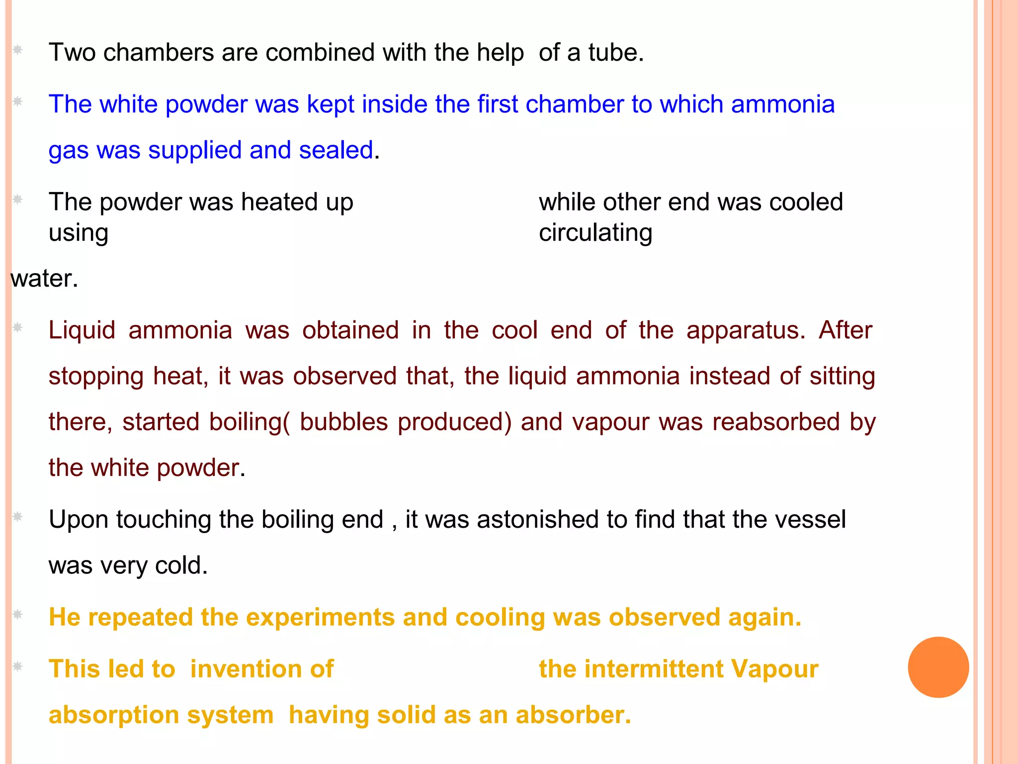 Vapor absorption system | PPT