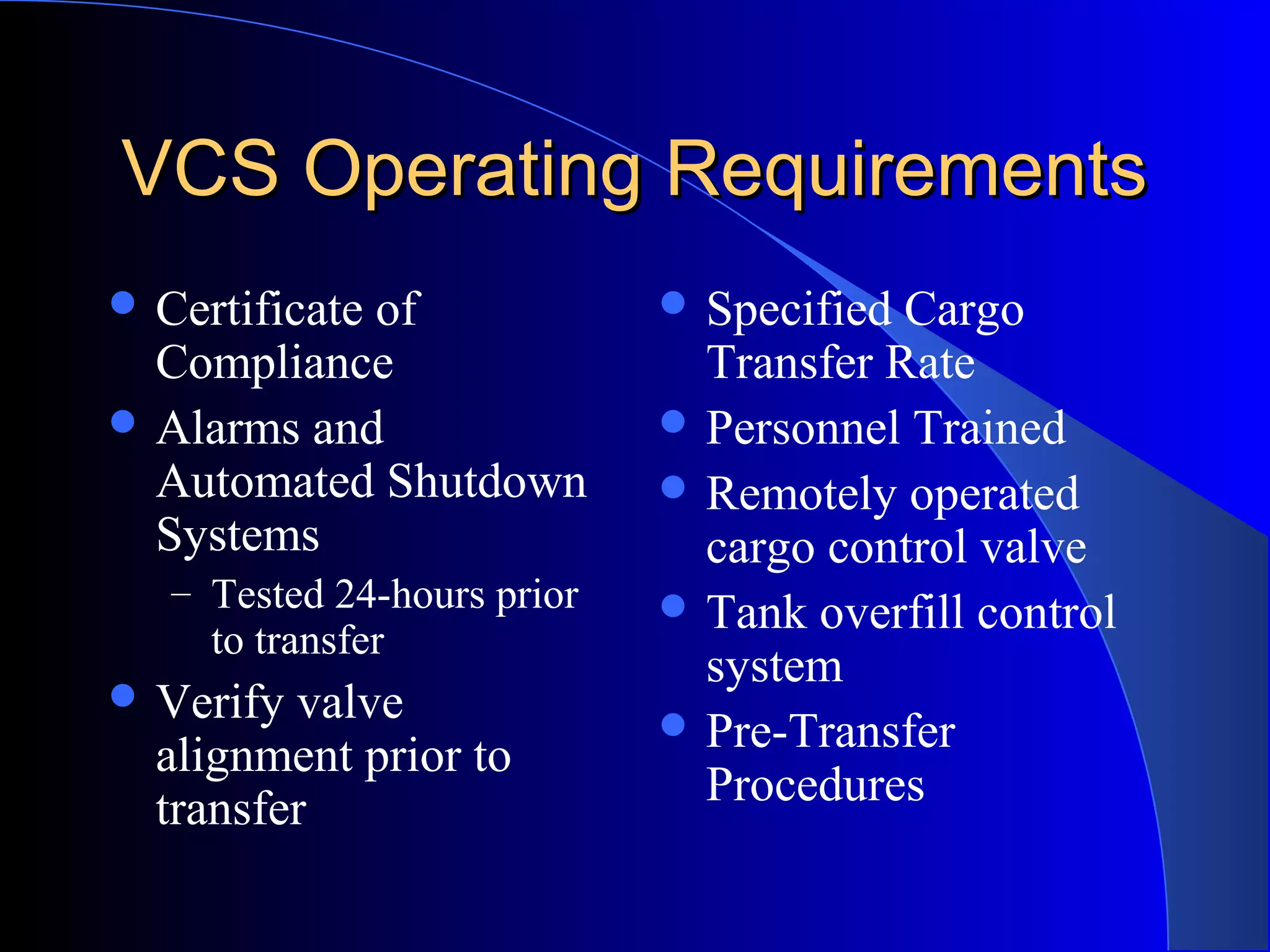 Vapour control system | PPT