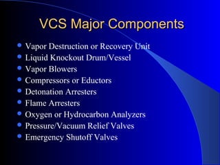 Vapour control system | PPT