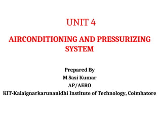 Vapor cycle & Air Cycle cooling system .ppt