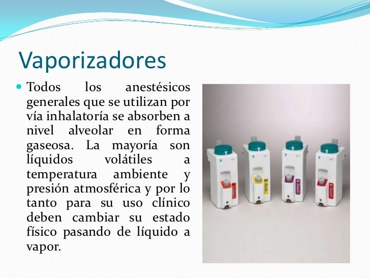 Vaporización y presión del vapor