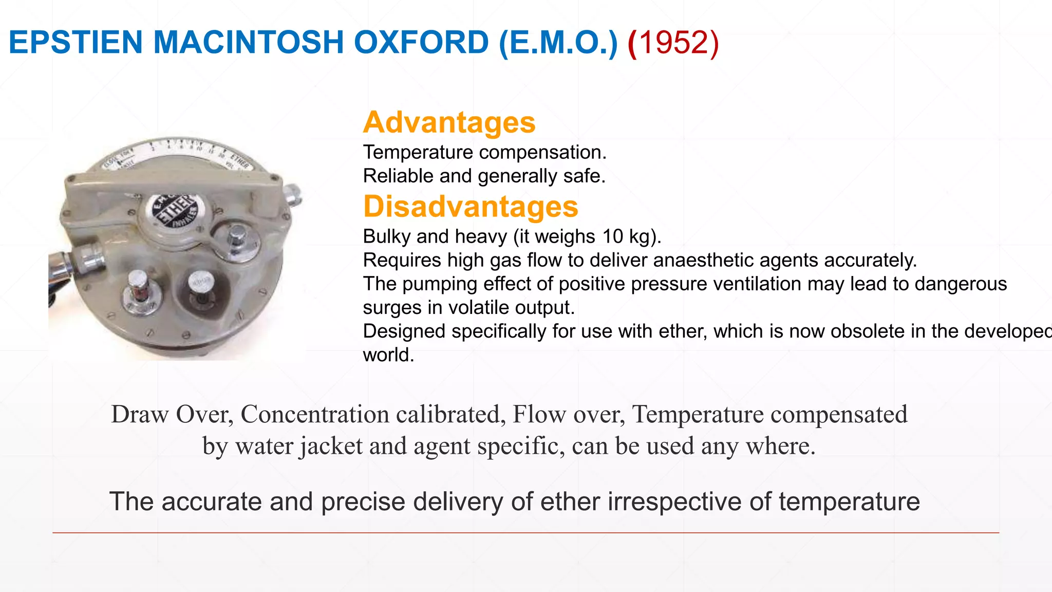 Anaesthesia Vaporizers | PPTX