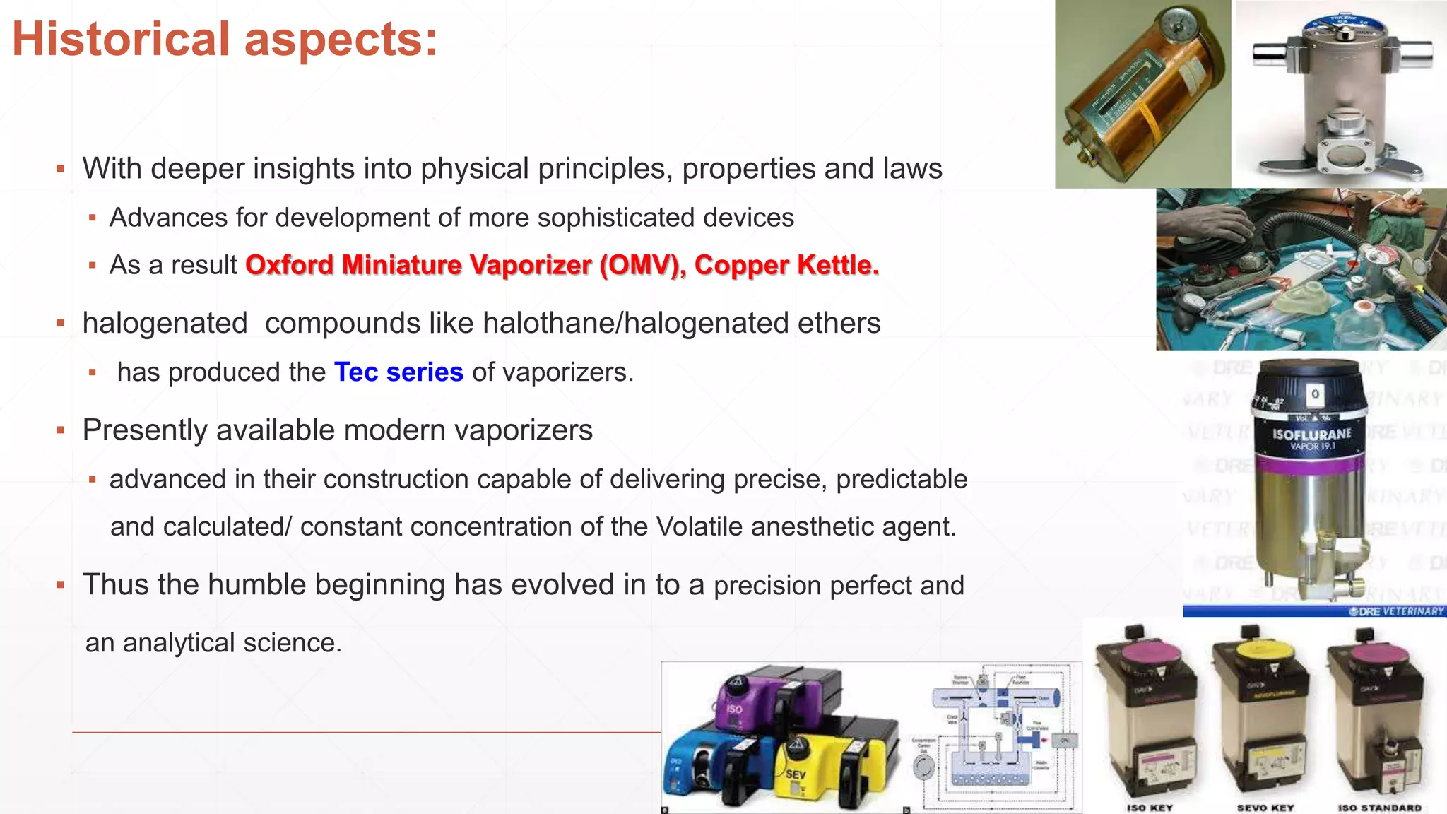 Anaesthesia Vaporizers | PPTX
