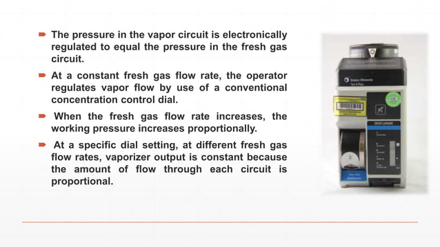 Anaesthesia Vaporizers | PPTX