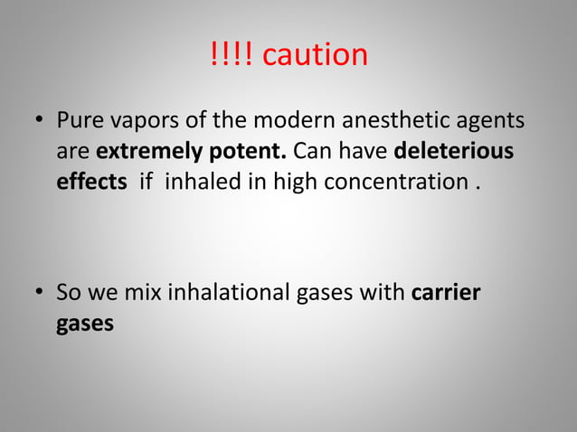 Vaporizers in Anesthesia | PPTX