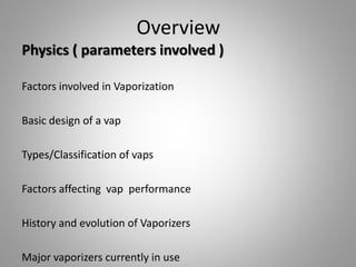 Vaporizers in Anesthesia | PPTX