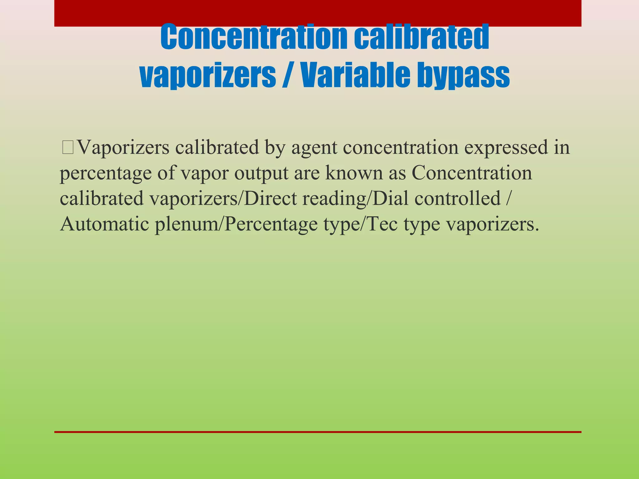 Vaporizers | PPT