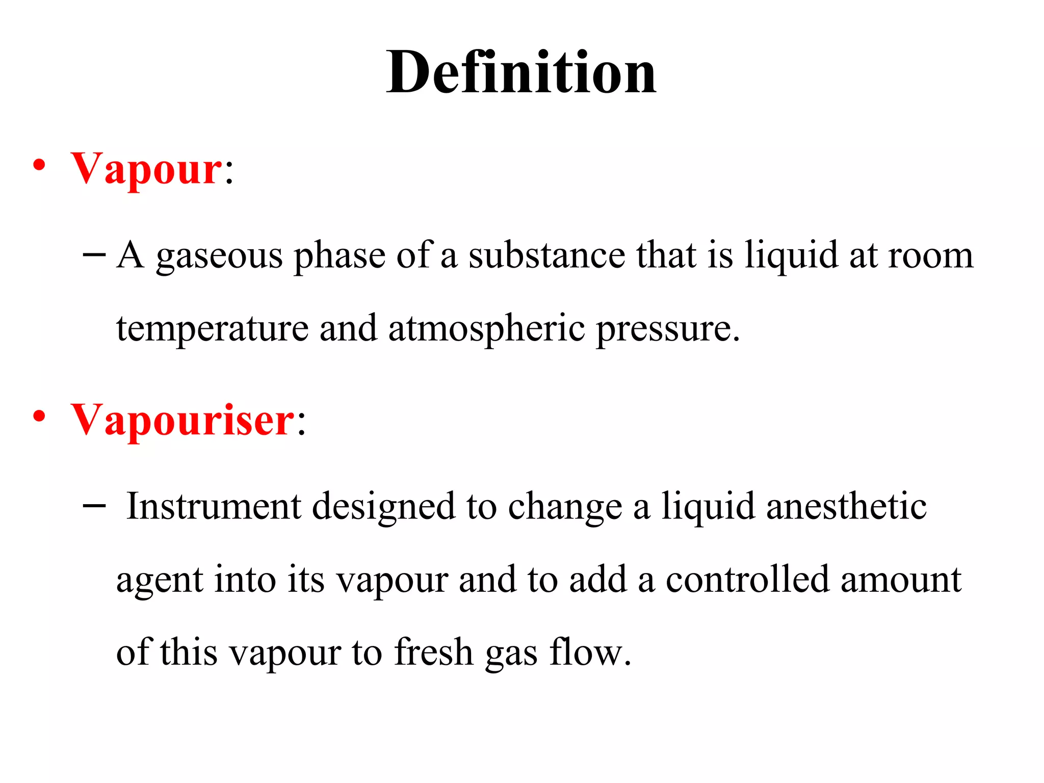 Vaporizers anand ram final | PPT
