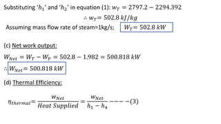 Vapor power cycles by Anupama.pptx . | PPTX