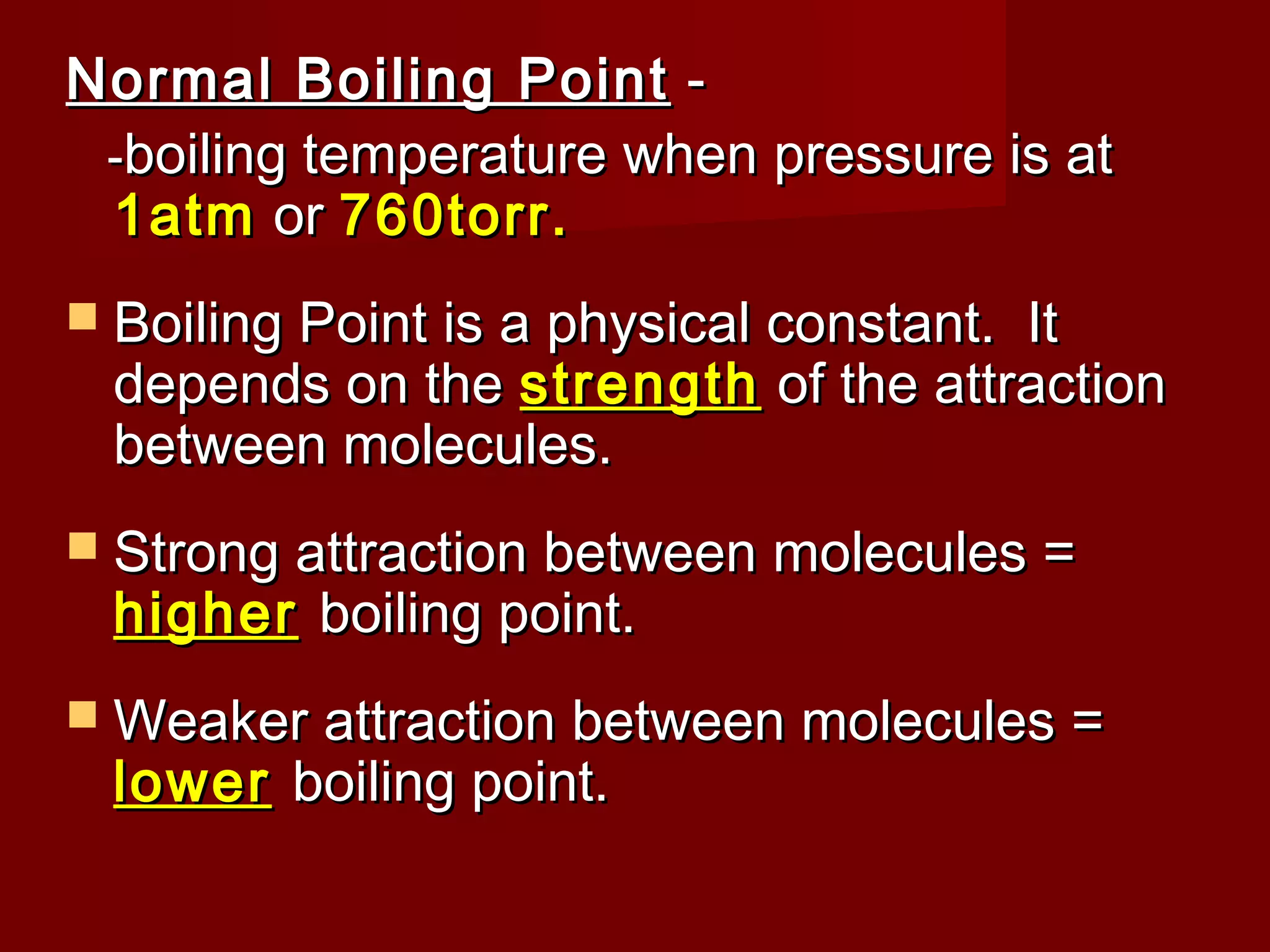 Vapor pressure and boiling | PPT