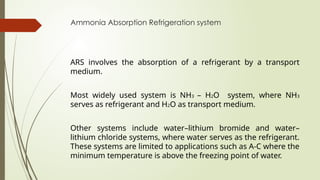 VAPOUR ABSORPTION AIR CONDITIONING SYSTEM.pptx