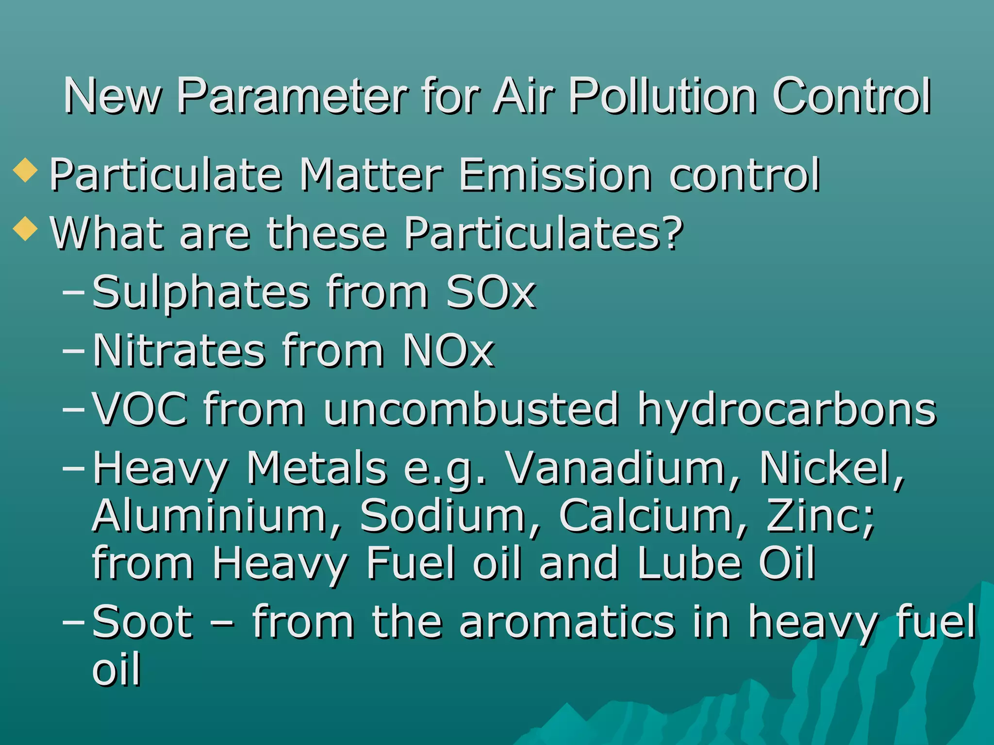 Vapout emission control | PPT