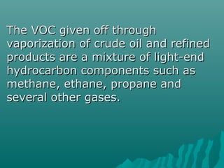 Vapout emission control | PPT