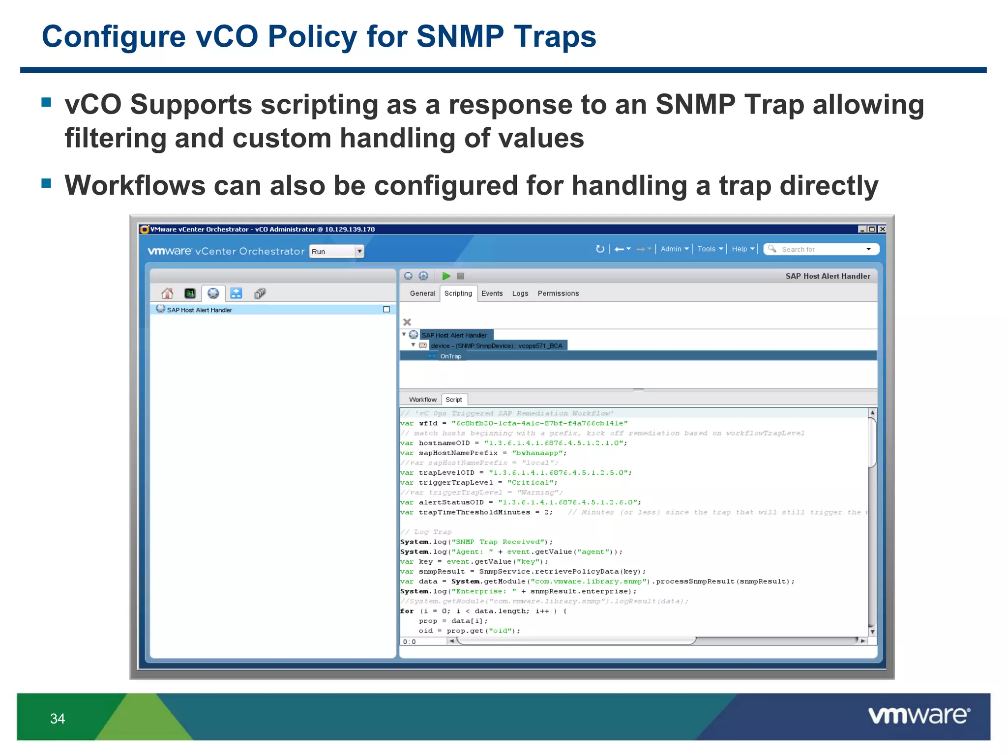 VMworld 2013: Automated Management of Tier-1 Applications on VMware | PPT