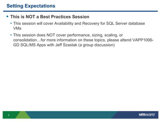 VMworld 2013: Virtualizing Highly Available SQL Servers | PPT