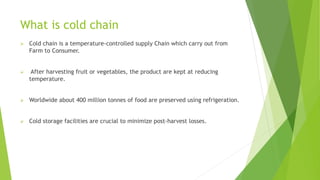 cold chain technology | PPTX