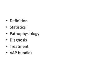 Ventilator associated pneumonia | PPT