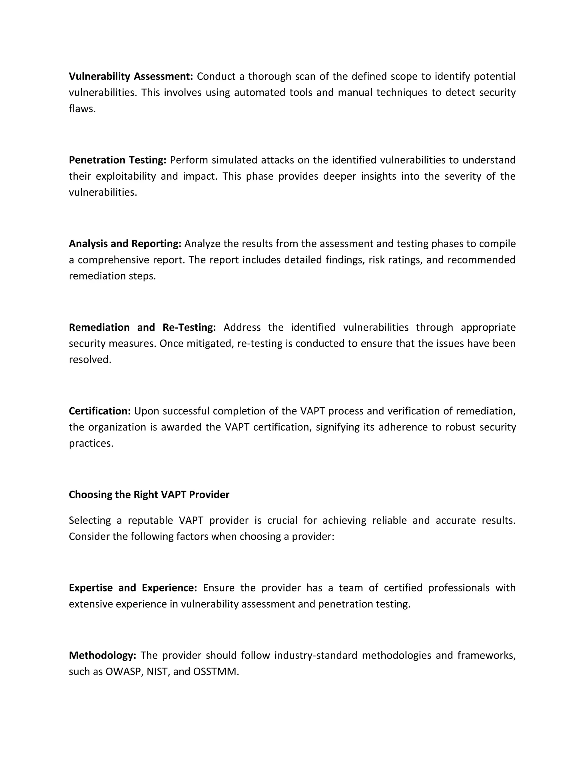 VAPT Certification: Safeguarding Your Digital Ecosystem | PDF