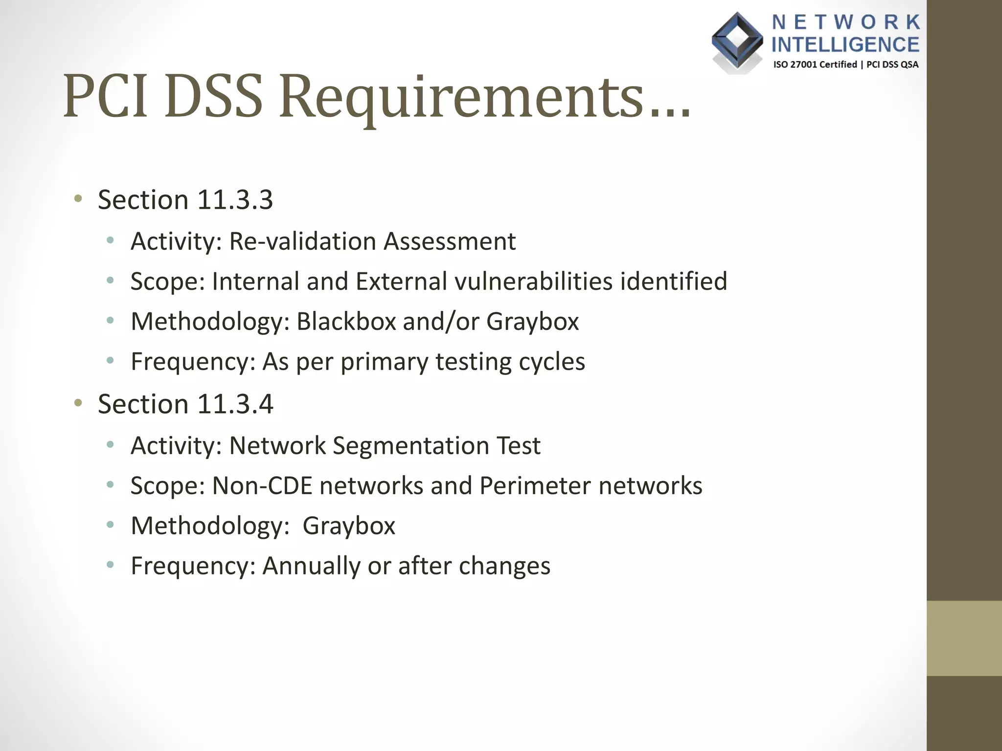 Vapt pci dss methodology ppt v1.0 | PPTX
