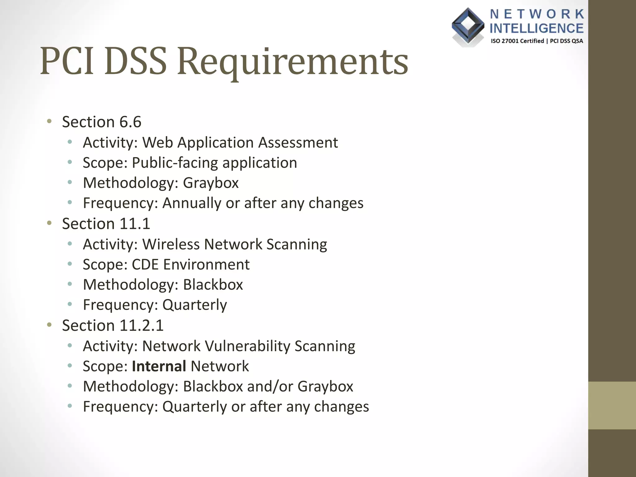 Vapt pci dss methodology ppt v1.0 | PPTX