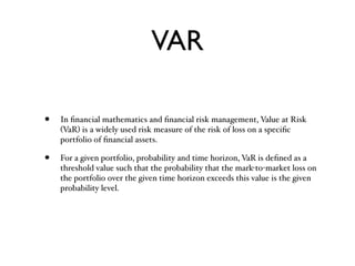 Value at Risk | PDF