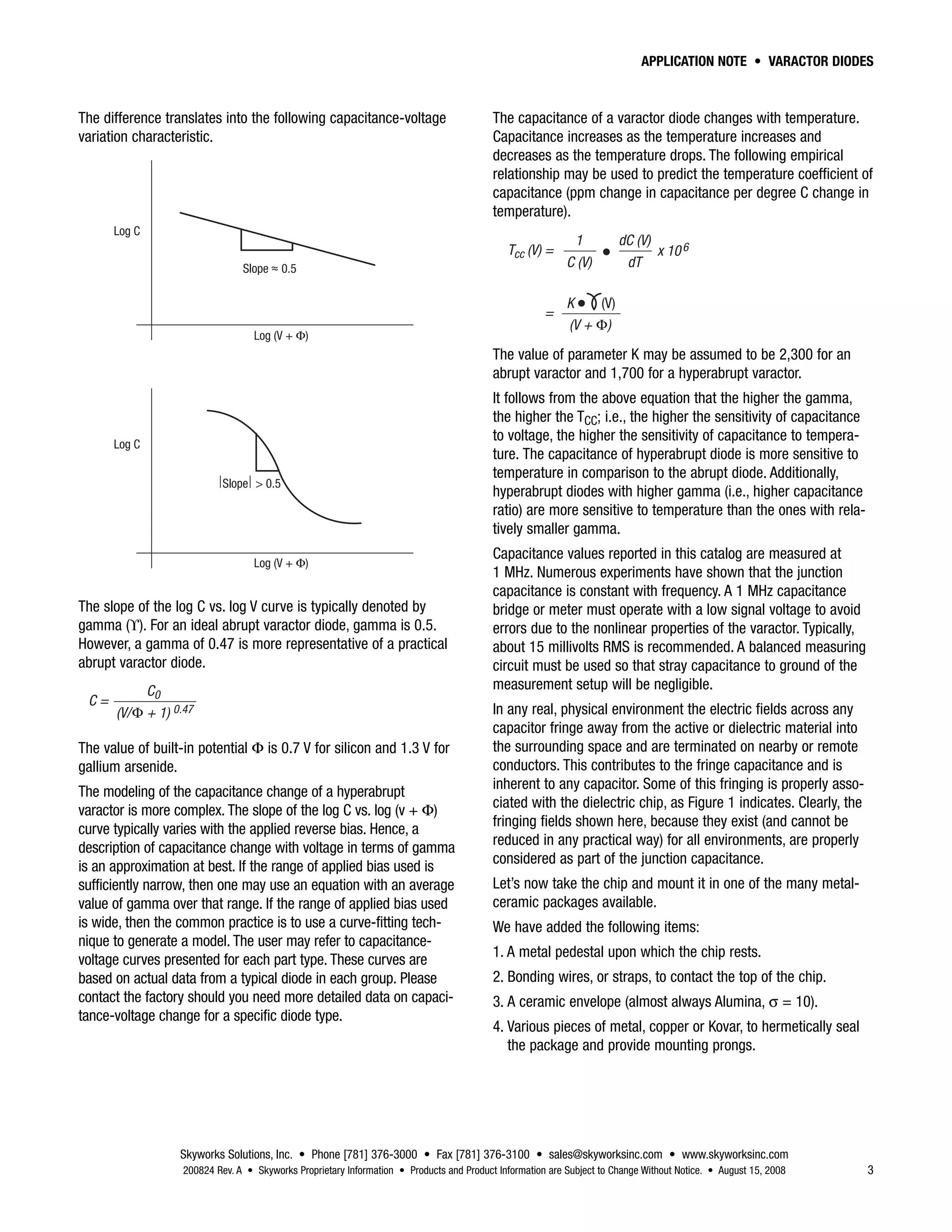 Varactor diode | PDF