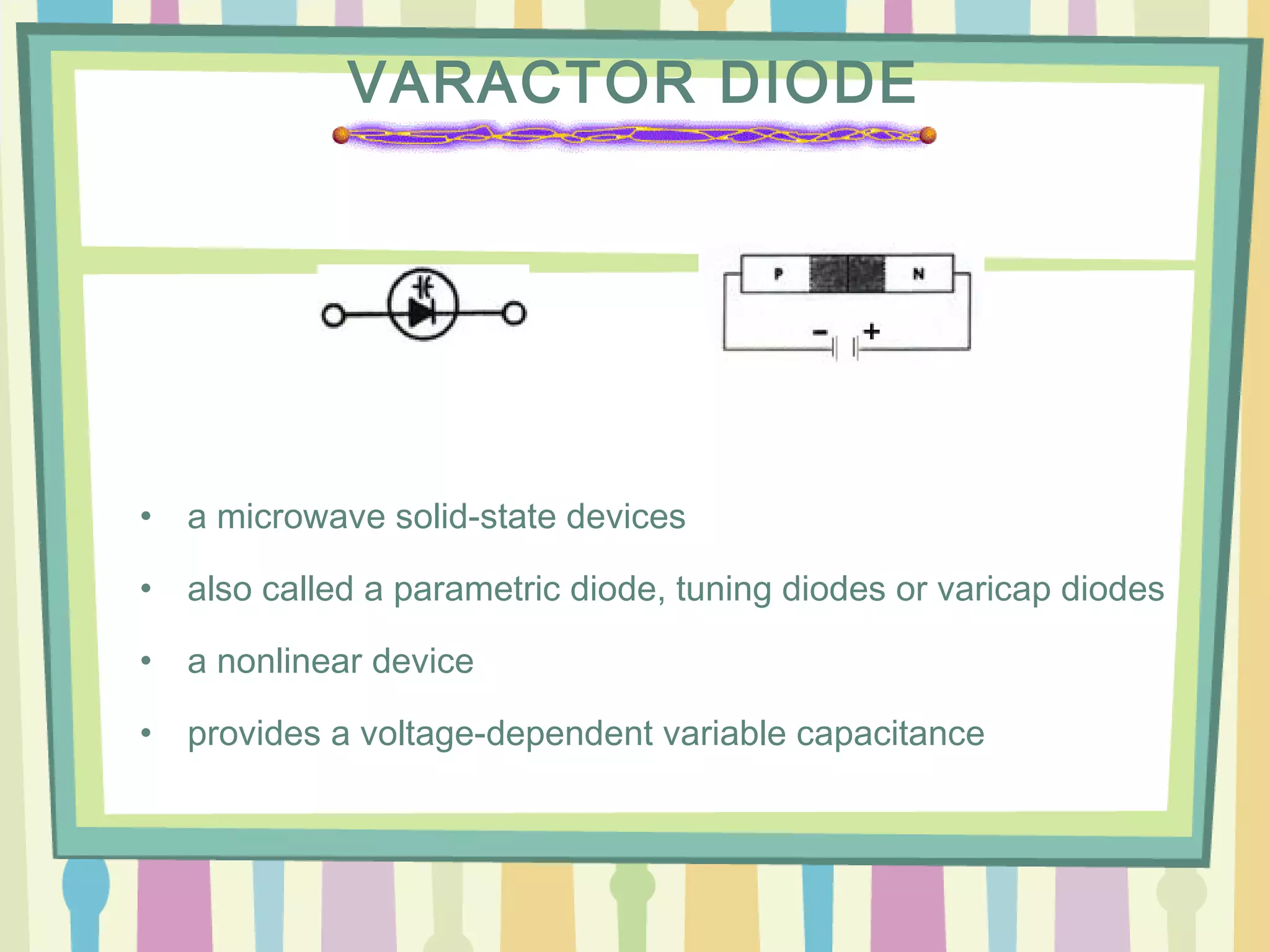 Varactor Diode Ppt Technology And Computing