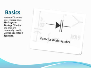 Varactor diode | PPTX