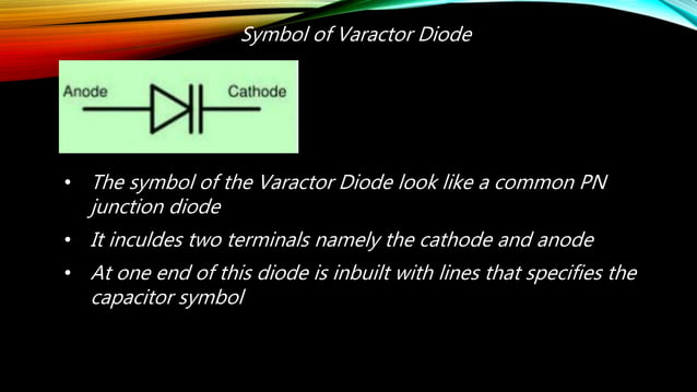 Varactor, step recovery diodes and frequency multiplier | PPTX