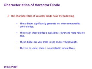 Principle, Construction, and Types of Varactor Diode – A Comprehensive ...