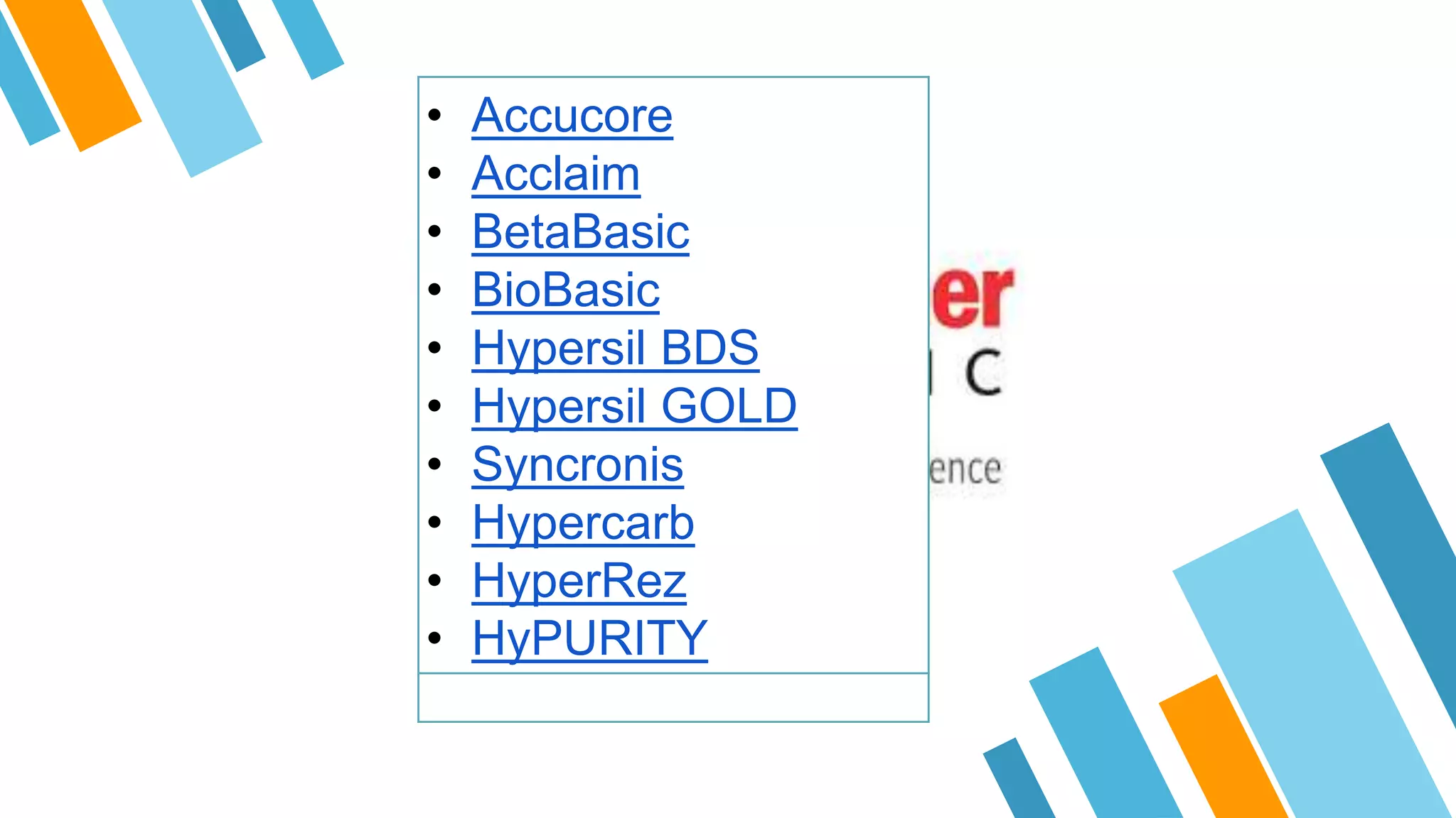 Columns in HPLC | PPTX