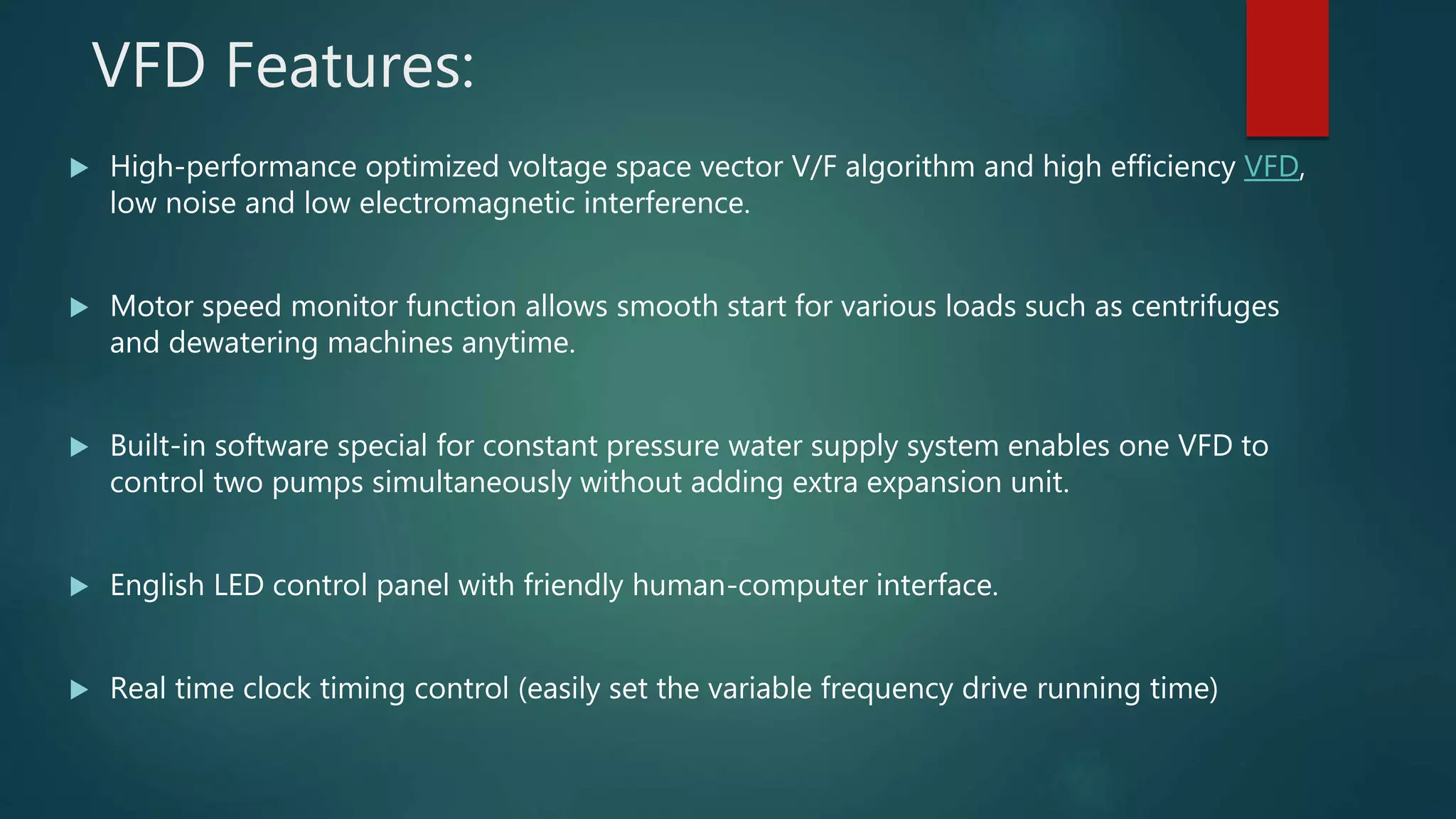 Varaible frequency drive | PPTX
