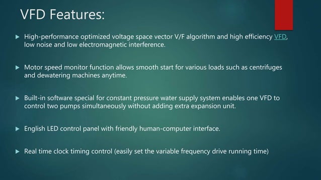 Varaible frequency drive | PPTX | Technology & Computing