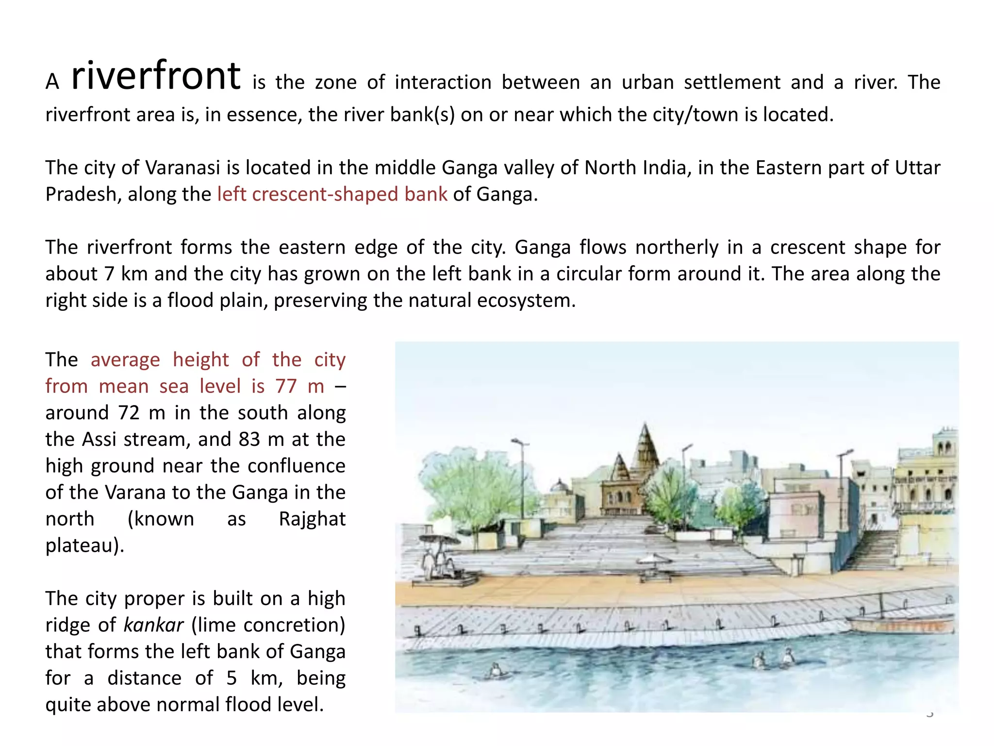 Varanasi Riverfront Development | PPTX