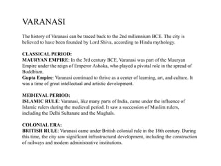 VARANASI.pptx........................... | PPTX