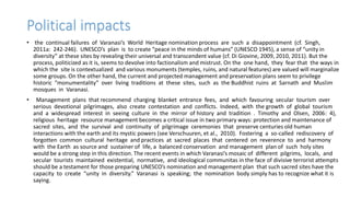 Varanasi human sttlements ppt | PPTX