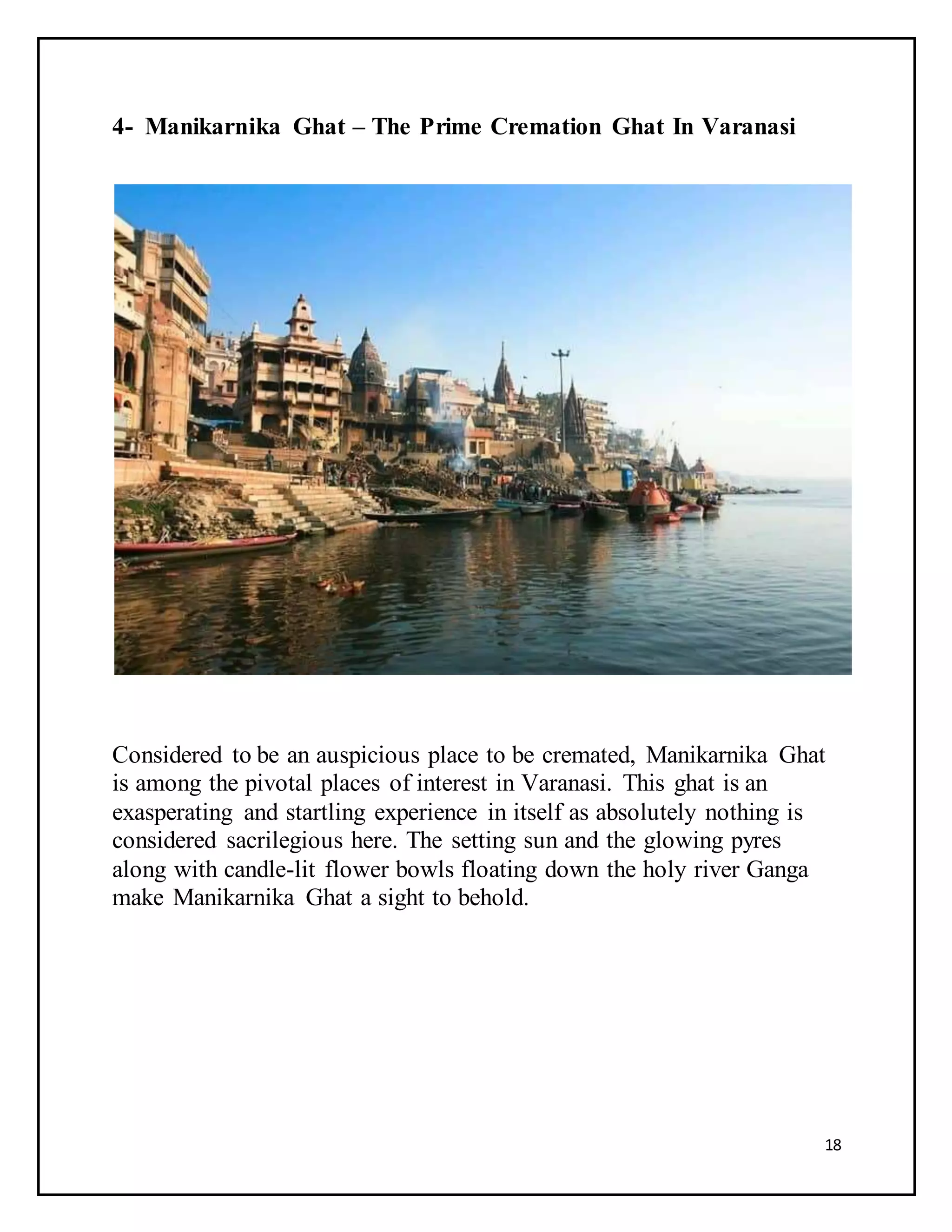 Historical Places of Varanasi | PDF