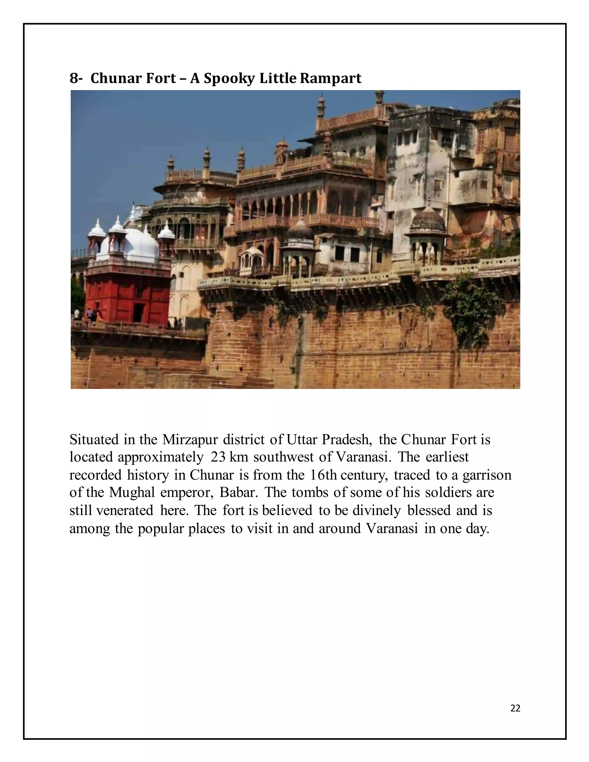 Historical Places of Varanasi | PDF