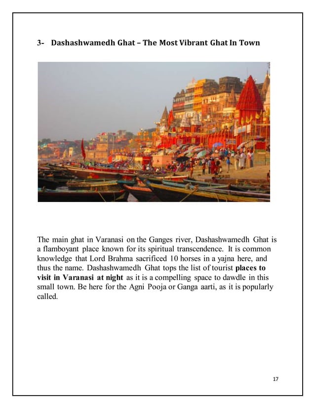 Historical Places of Varanasi | PDF