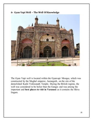 Historical Places of Varanasi | PDF