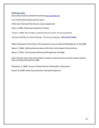 Historical Places of Varanasi | PDF