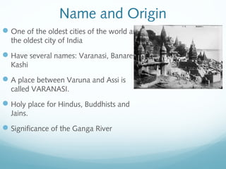 Varanasi presentation | PPT
