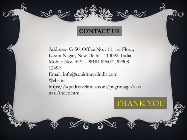 Varanasi Tour Package from London.pptx