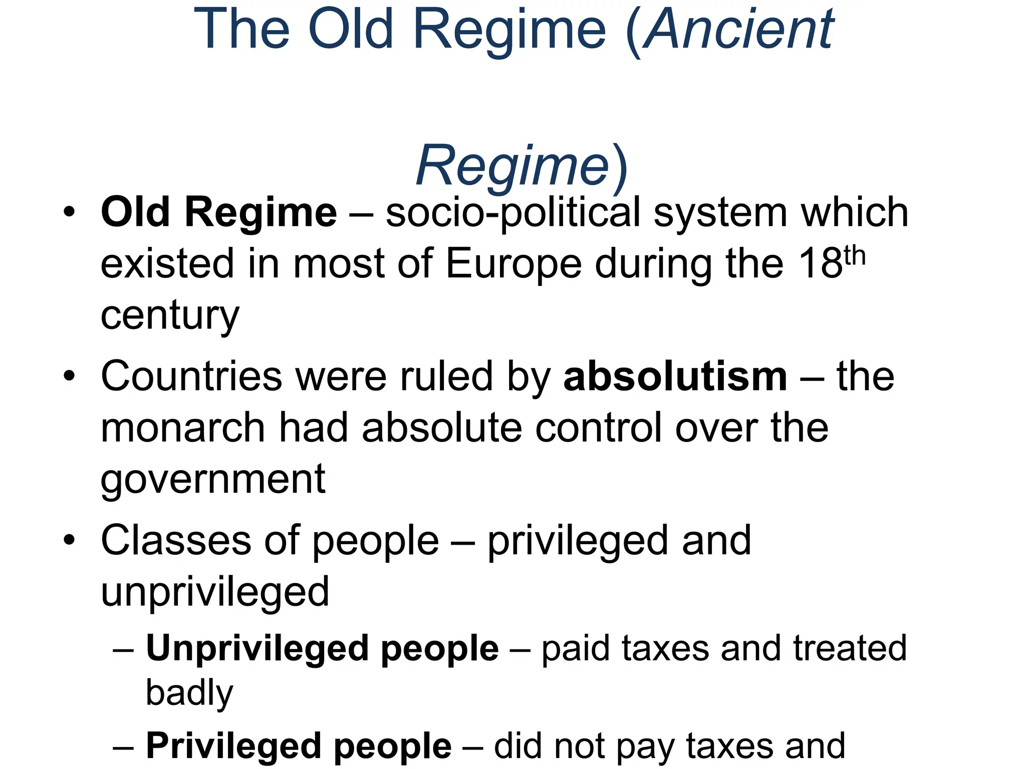 varanjeet french revolution.ppt for cla | PPT