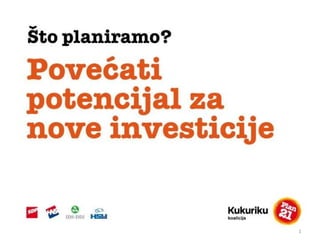 Plan 21: Gospodarska platforma, Varaždin 21.9.2011