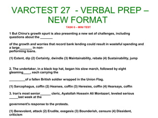 Varctest 27 | PPT