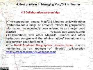 Effective Management of Geographical Information in Map/GIS Libraries | PDF