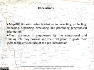 Effective Management of Geographical Information in Map/GIS Libraries | PDF