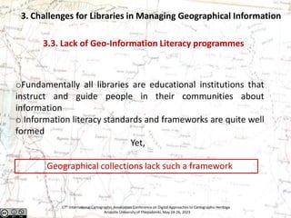 Effective Management of Geographical Information in Map/GIS Libraries | PDF