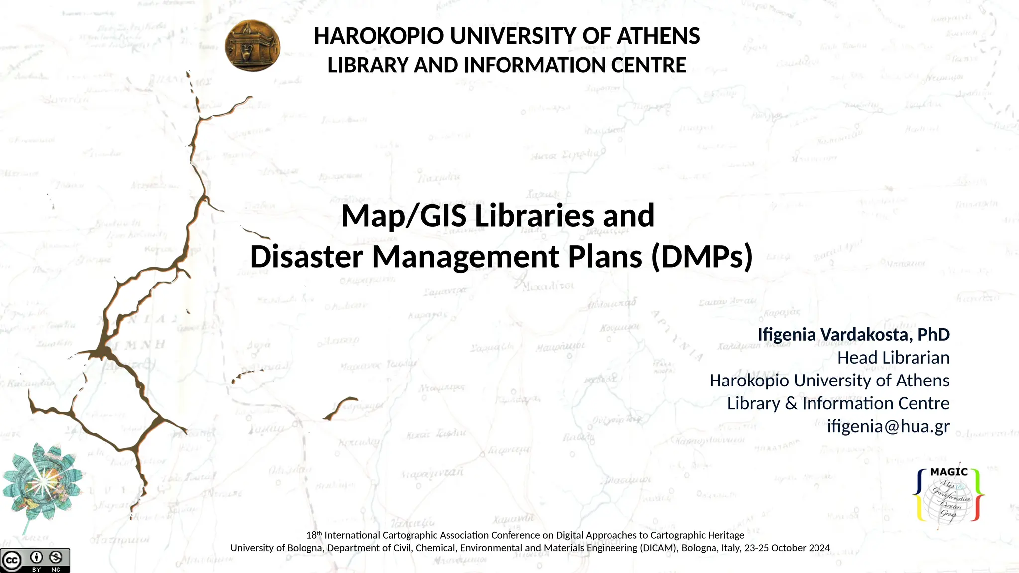 Map/GIS Libraries and Disaster Management Plans (DMPs) | PPTX